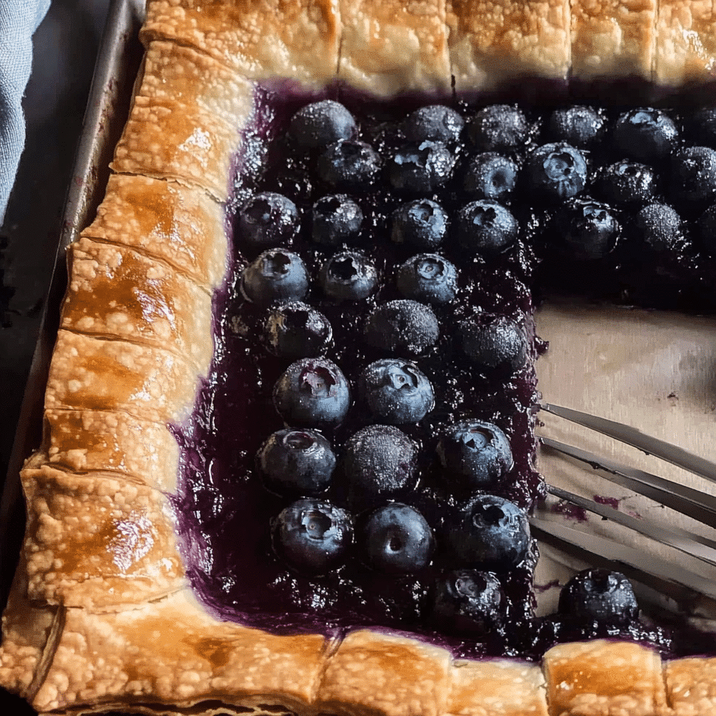 Amazing Blueberry Galette with Frozen Blueberries Delight