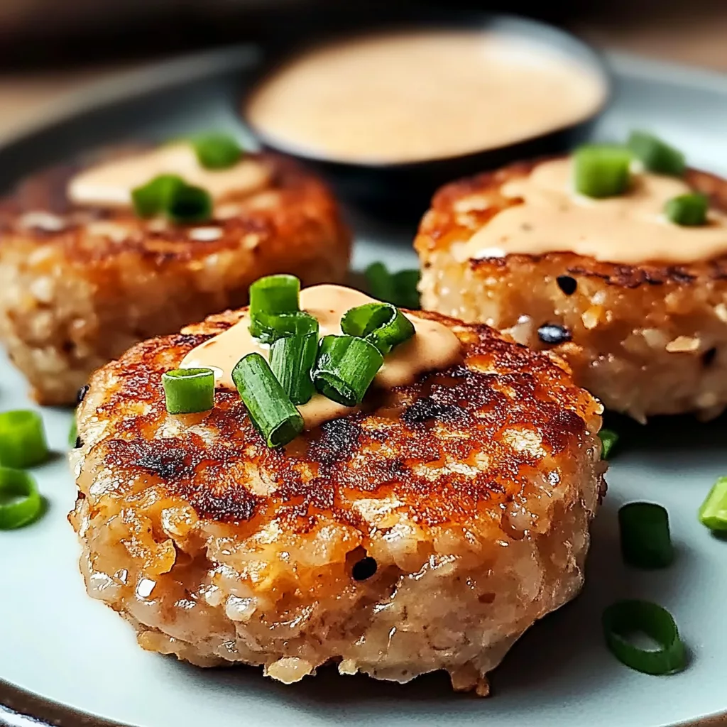 Amazing Asian-Style Tuna Cakes with Spicy Mayo Delight
