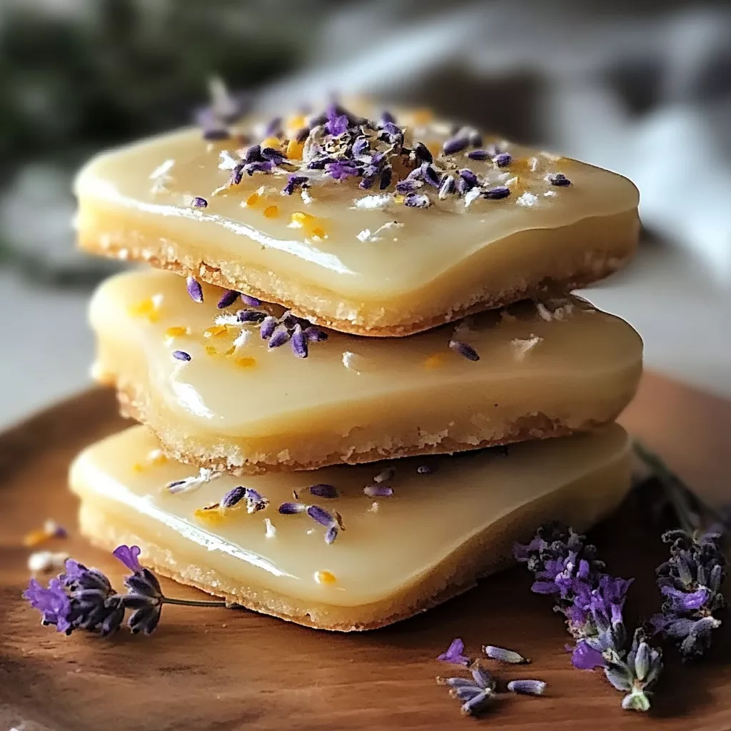 Amazing Lemon and Lavender Shortbread Cookies Delight