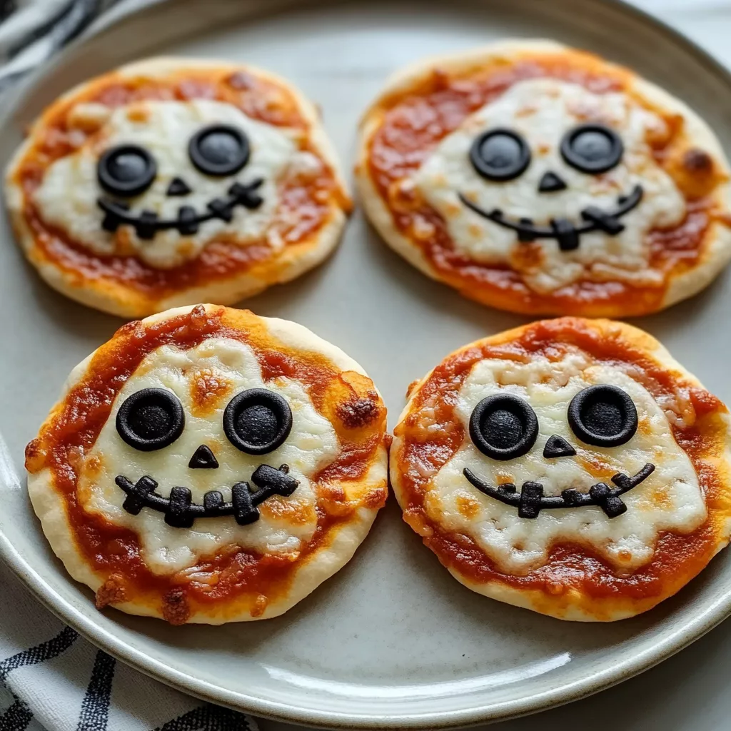 Amazing Mini Halloween Pizzas for a Spooky Delight
