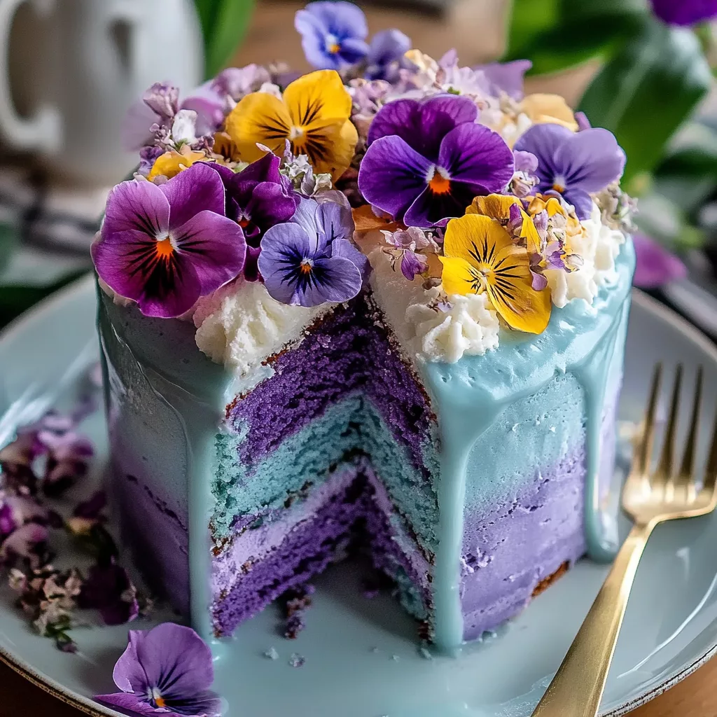 Amazing Butterfly Pea Flower Cake for Unforgettable Moments