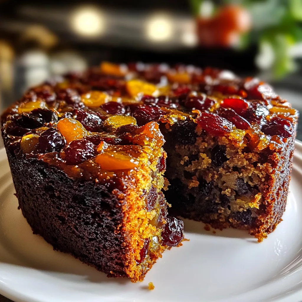 Amazing Christmas Fruit Cake with Brandy for Festive Joy
