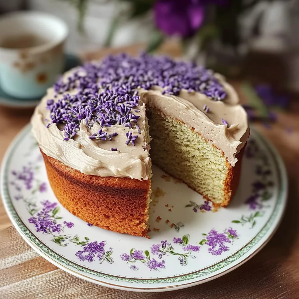 Amazing Earl Grey Tea Cake with Lavender Buttercream Delight