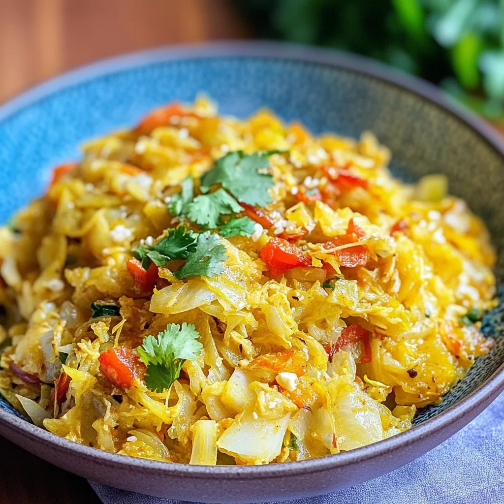 Amazing Instant Pot Cabbage With Coconut & Spices Recipe