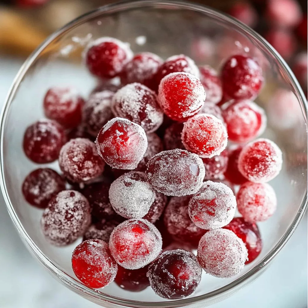 Amazing Orange Vanilla Candied Cranberries Recipe Delight