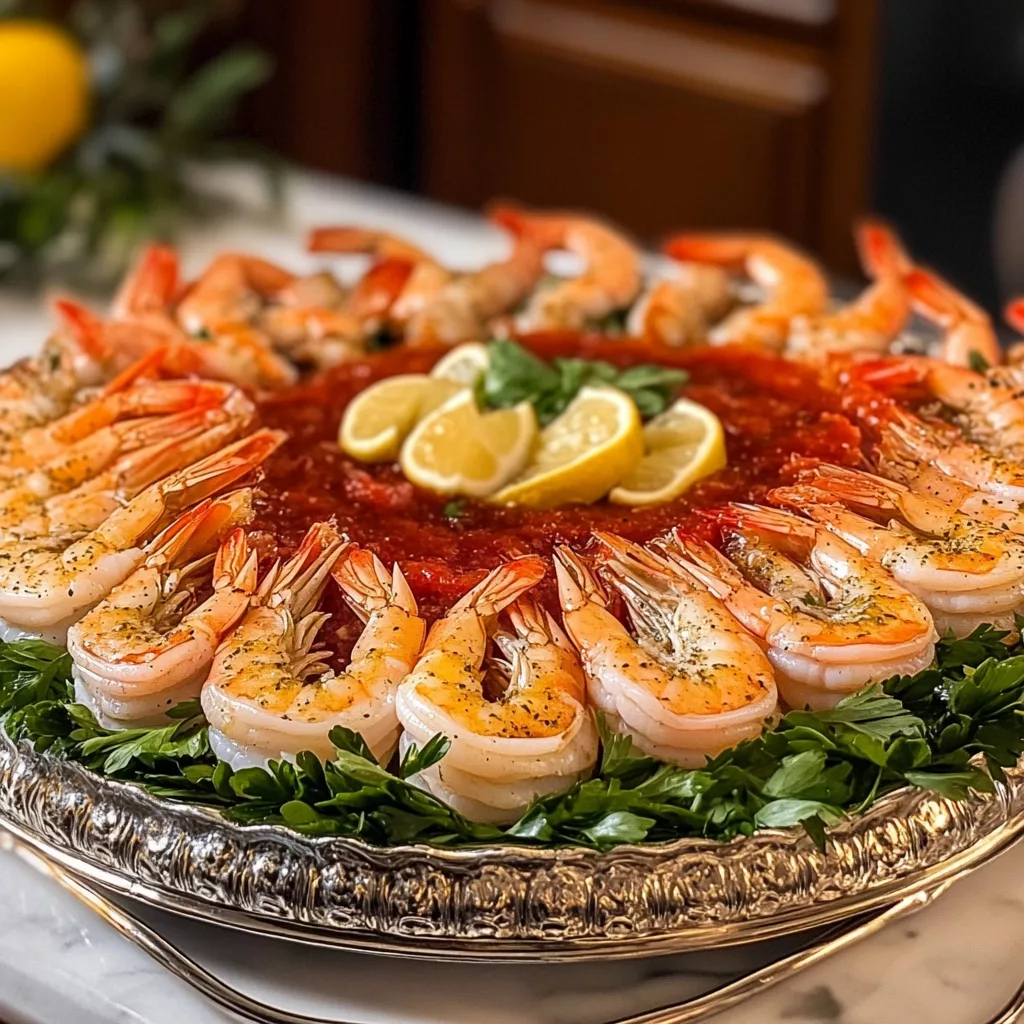 Amazing Shrimp Cocktail Platter for an Incredible Feast