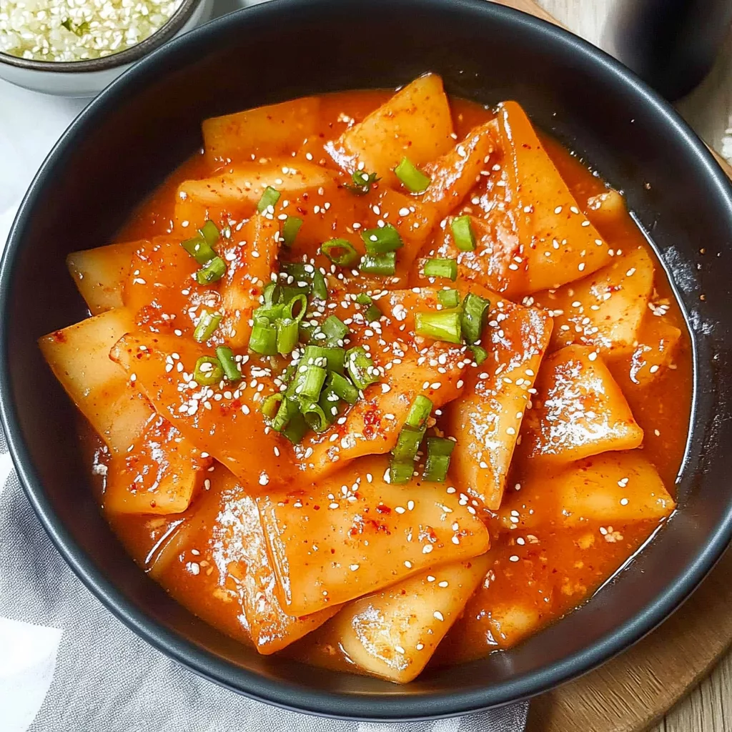 Amazing Tteokbokki Korean Rice Cakes for a Delicious Treat