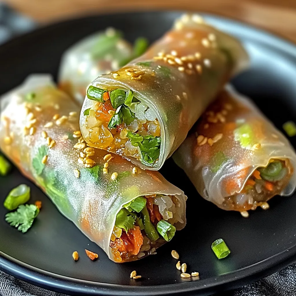Amazing Crispy Rice Paper Spring Rolls Recipe for Delightful Bites