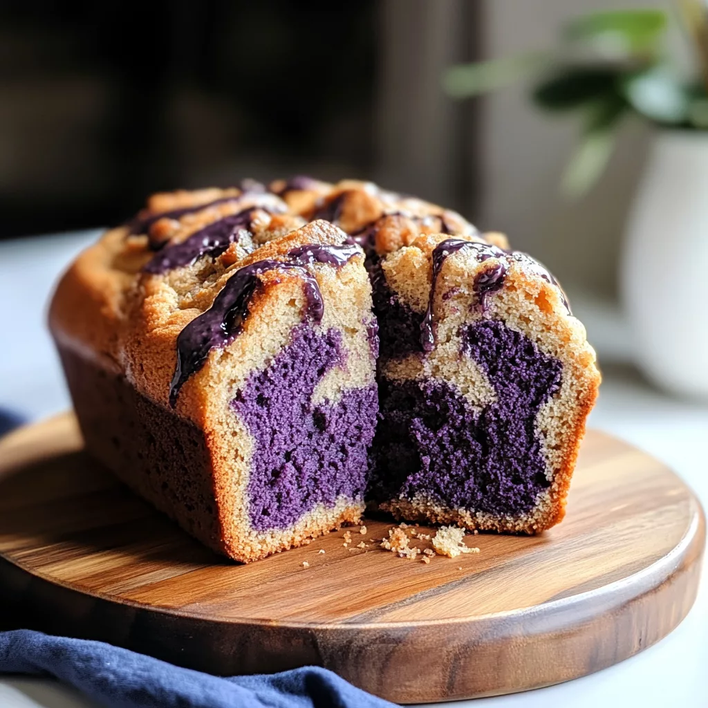 Amazing Marbled Ube Banana Bread for a Delicious Treat
