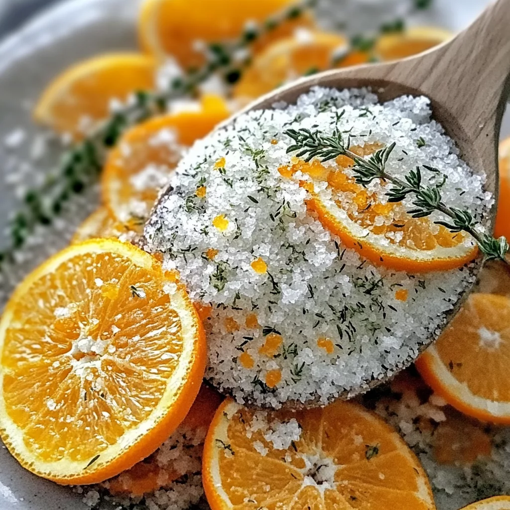 Amazing Orange & Thyme Herb Salt for Delicious Dishes